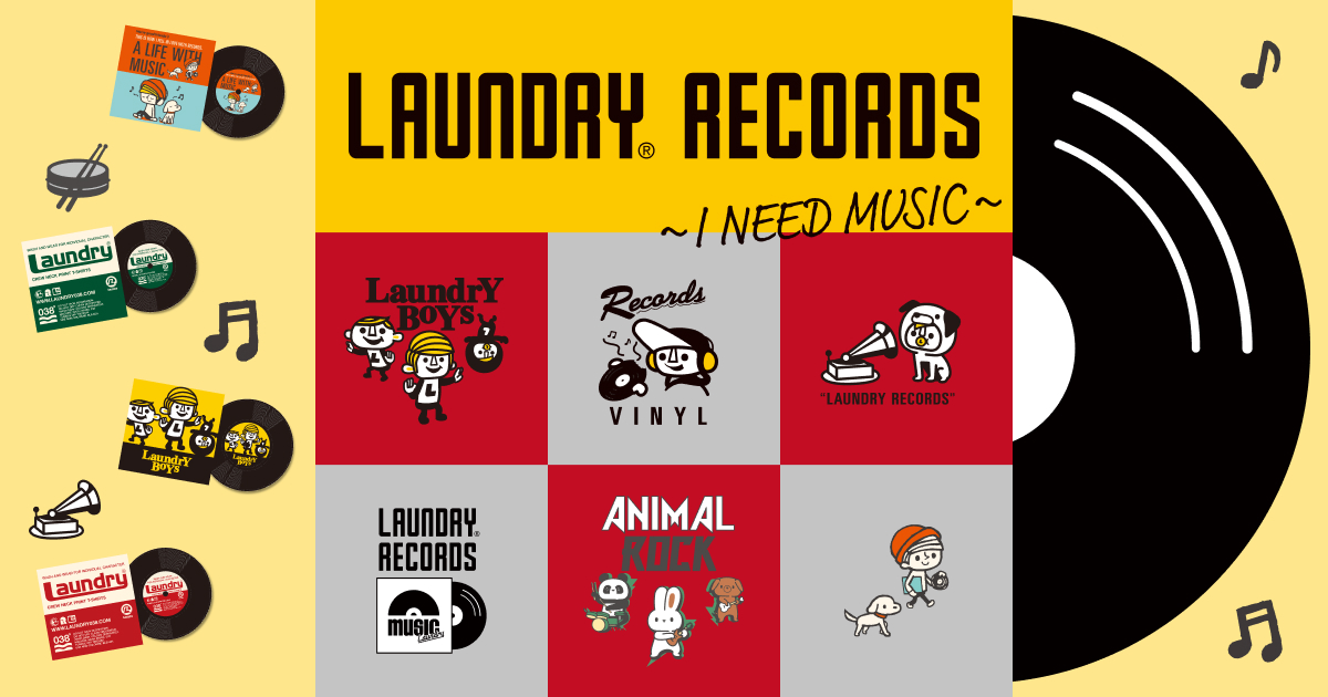 LAUNDRY RECORDS｜ランドリーTシャツ公式通販