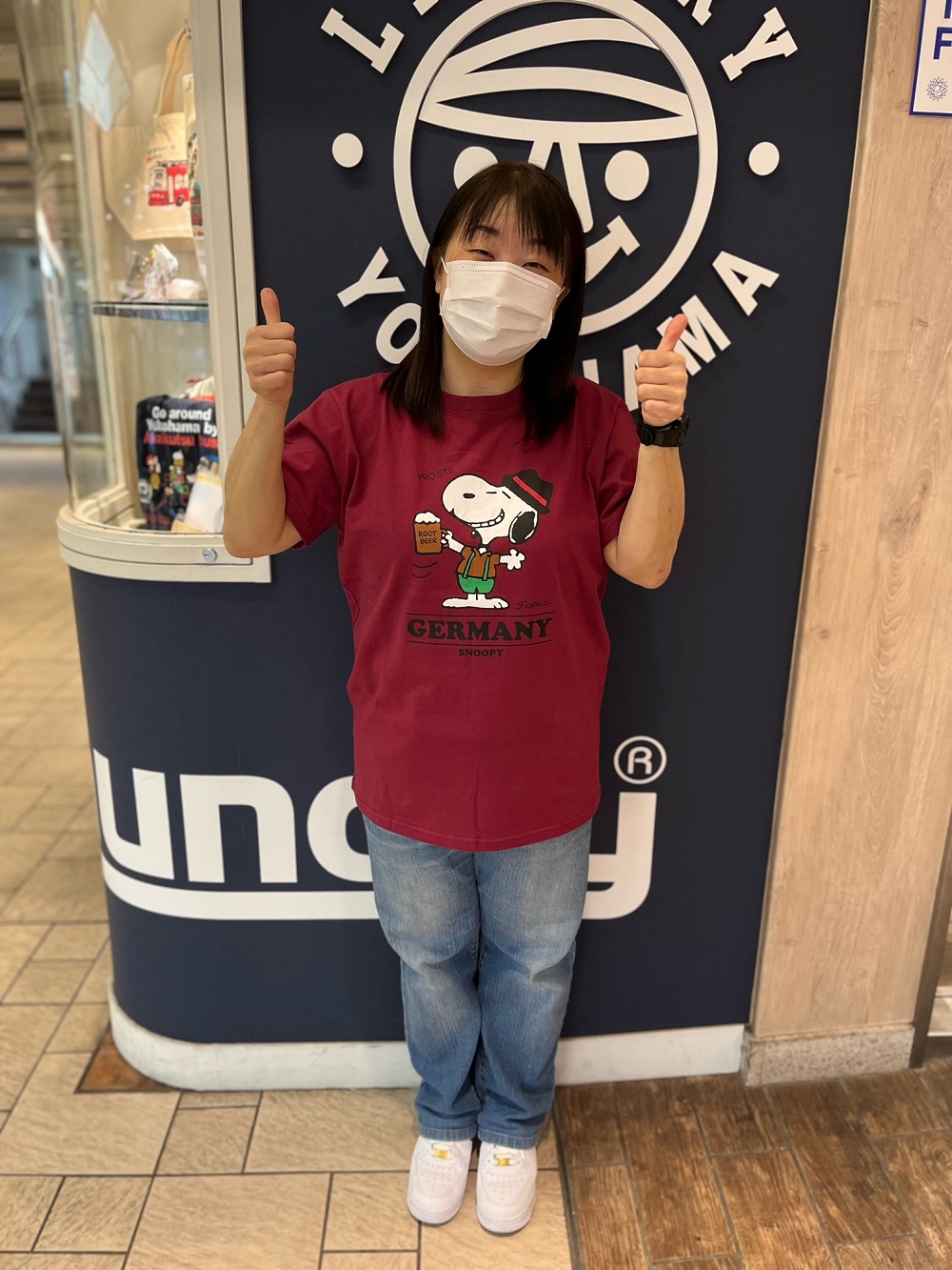 「PEANUTSコラボ GERMANY SNOOPY Tシャツ」を使ったコーディネート | コーディネート｜ランドリーTシャツ公式通販